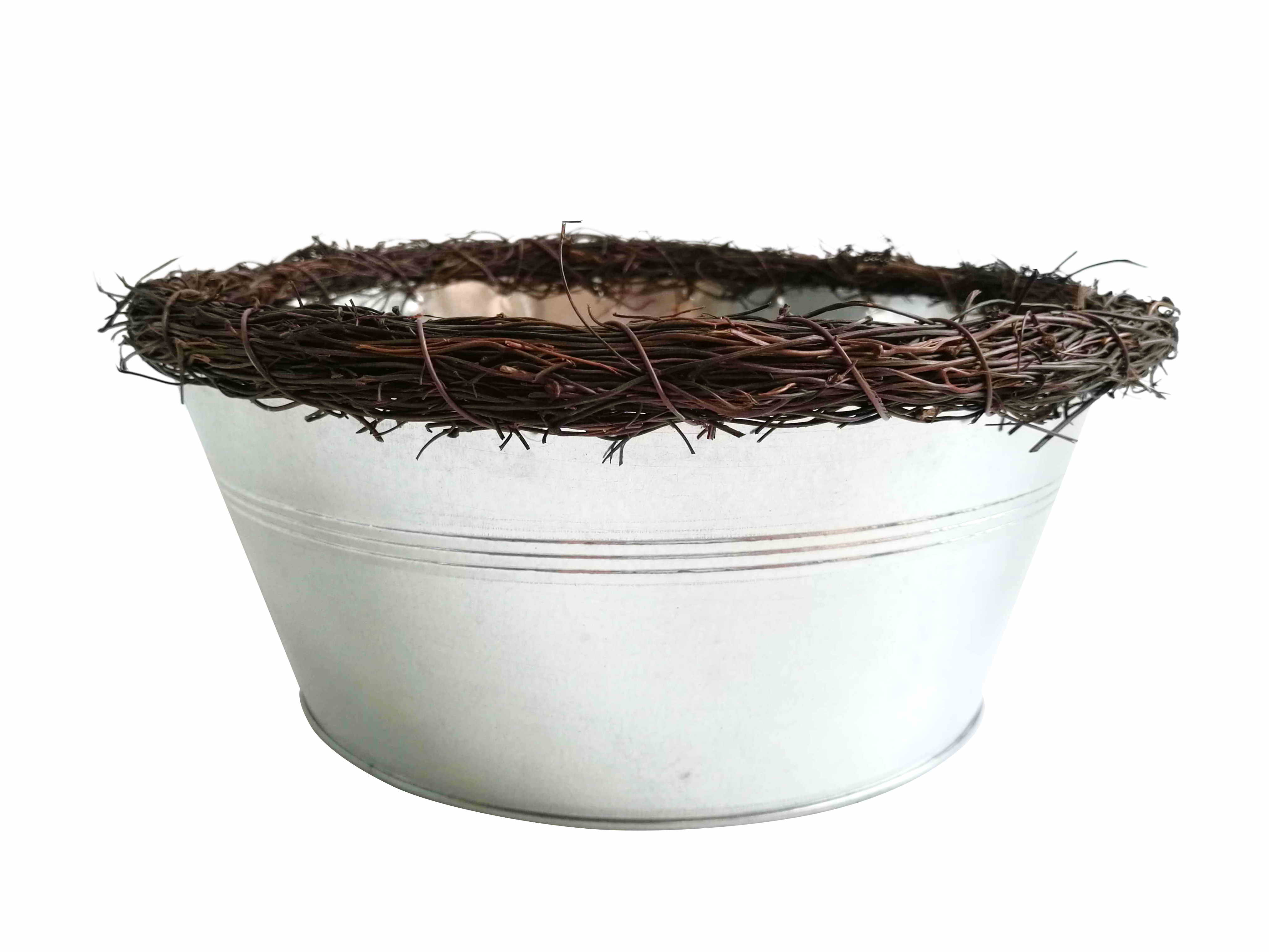 Zinkschale Rebenrand Ø23 cm | Zink | Metall | Warengruppen | Landgard ...