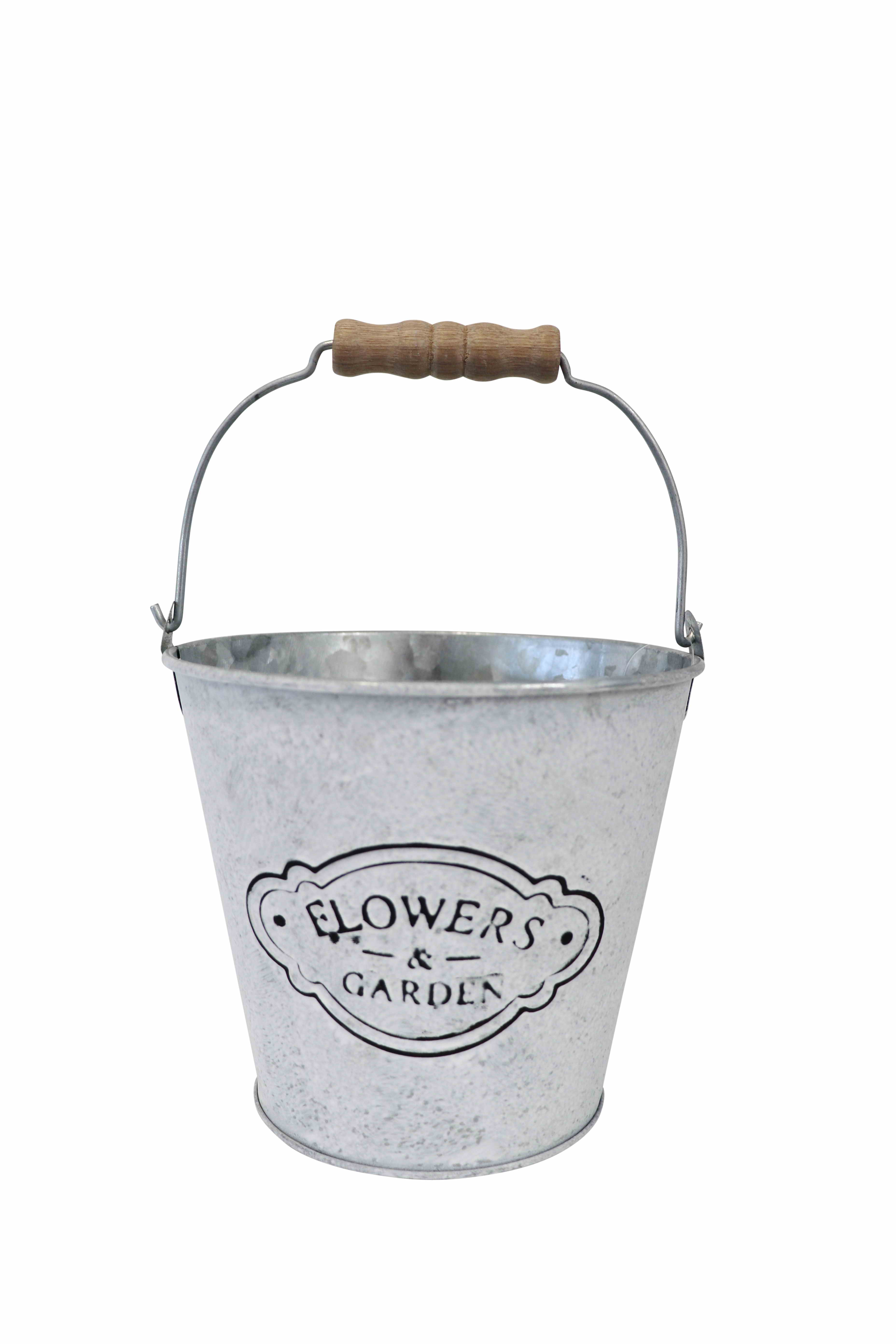 Zinkeimer Flower&Garden Ø24,5 cm | Zink | Metall | Warengruppen ...