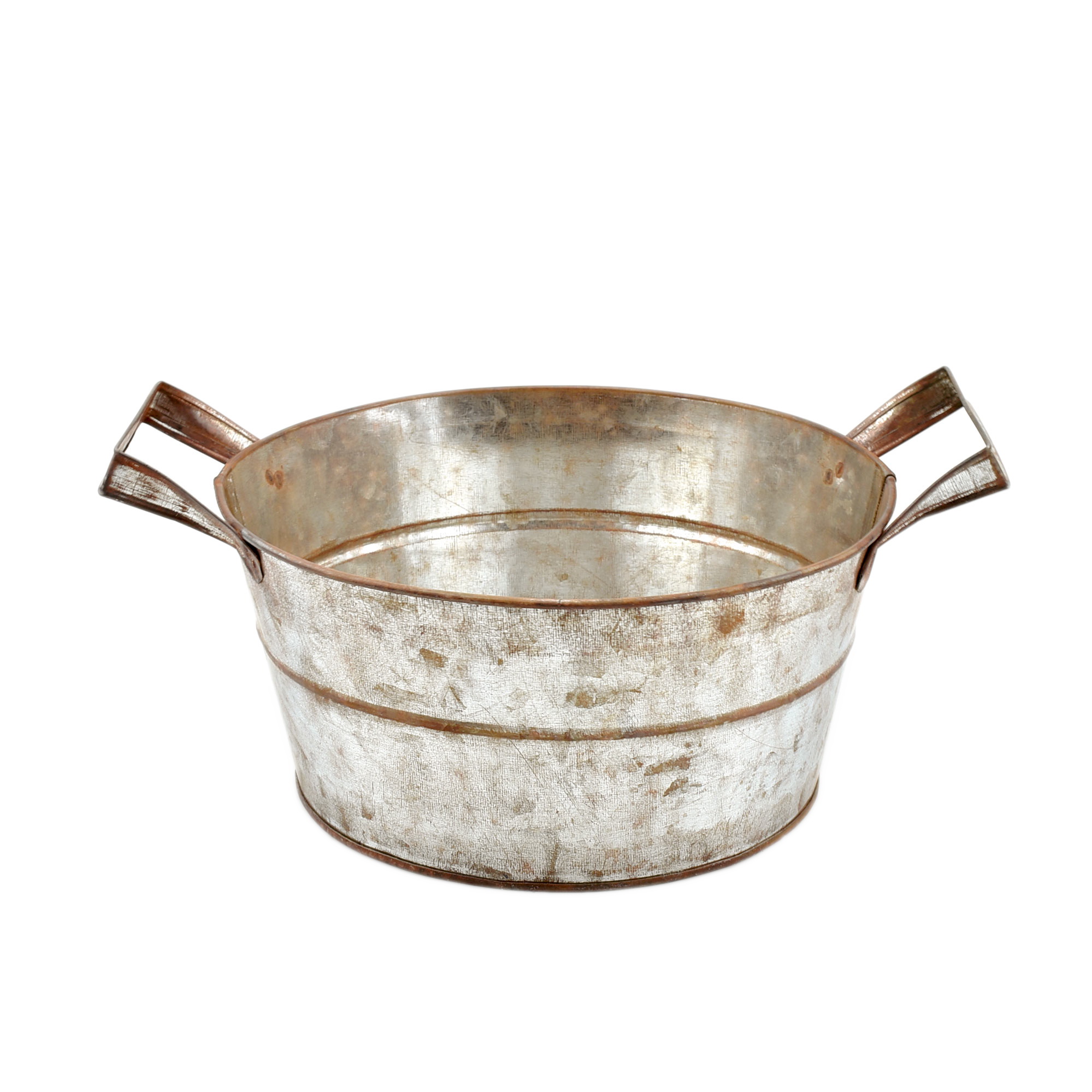 Zinkschale Antique rund | Zink | Metall | Warengruppen | Landgard Deko ...
