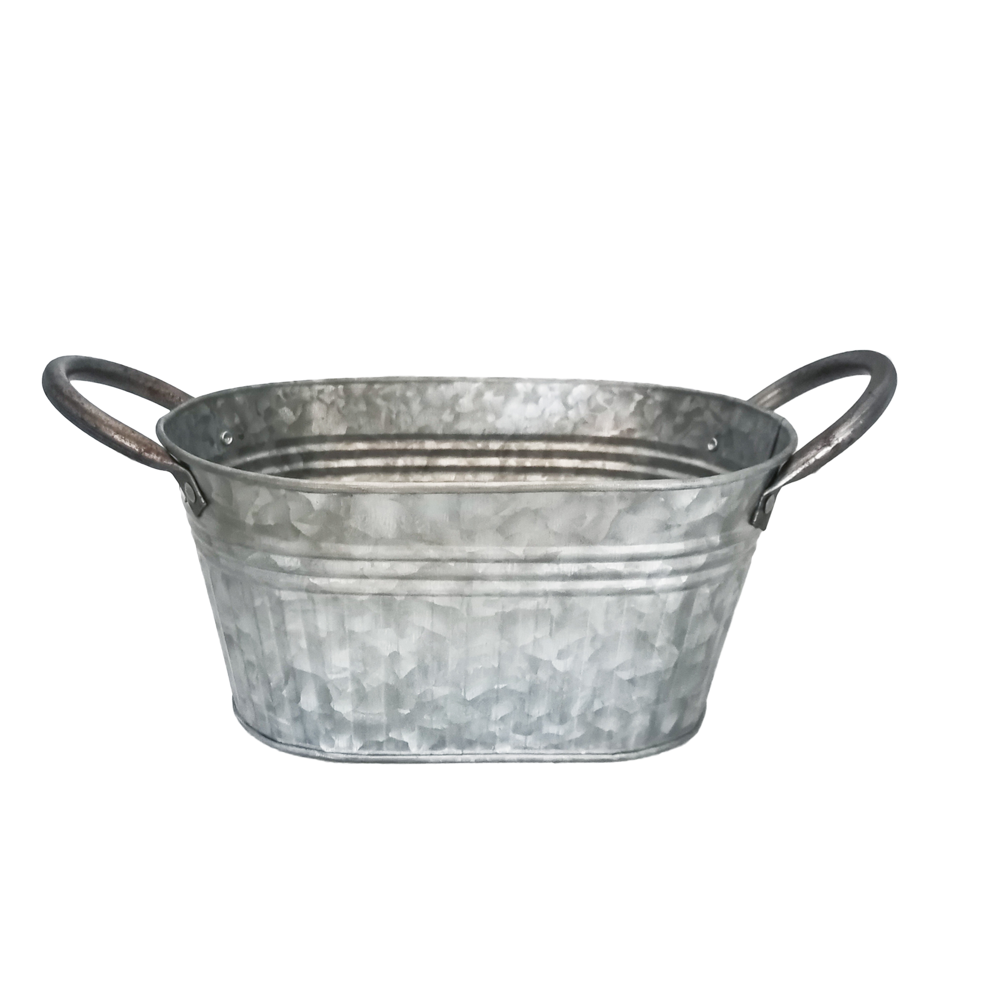 Zinktopf oval | Zink | Metall | Warengruppen | Landgard Deko ...