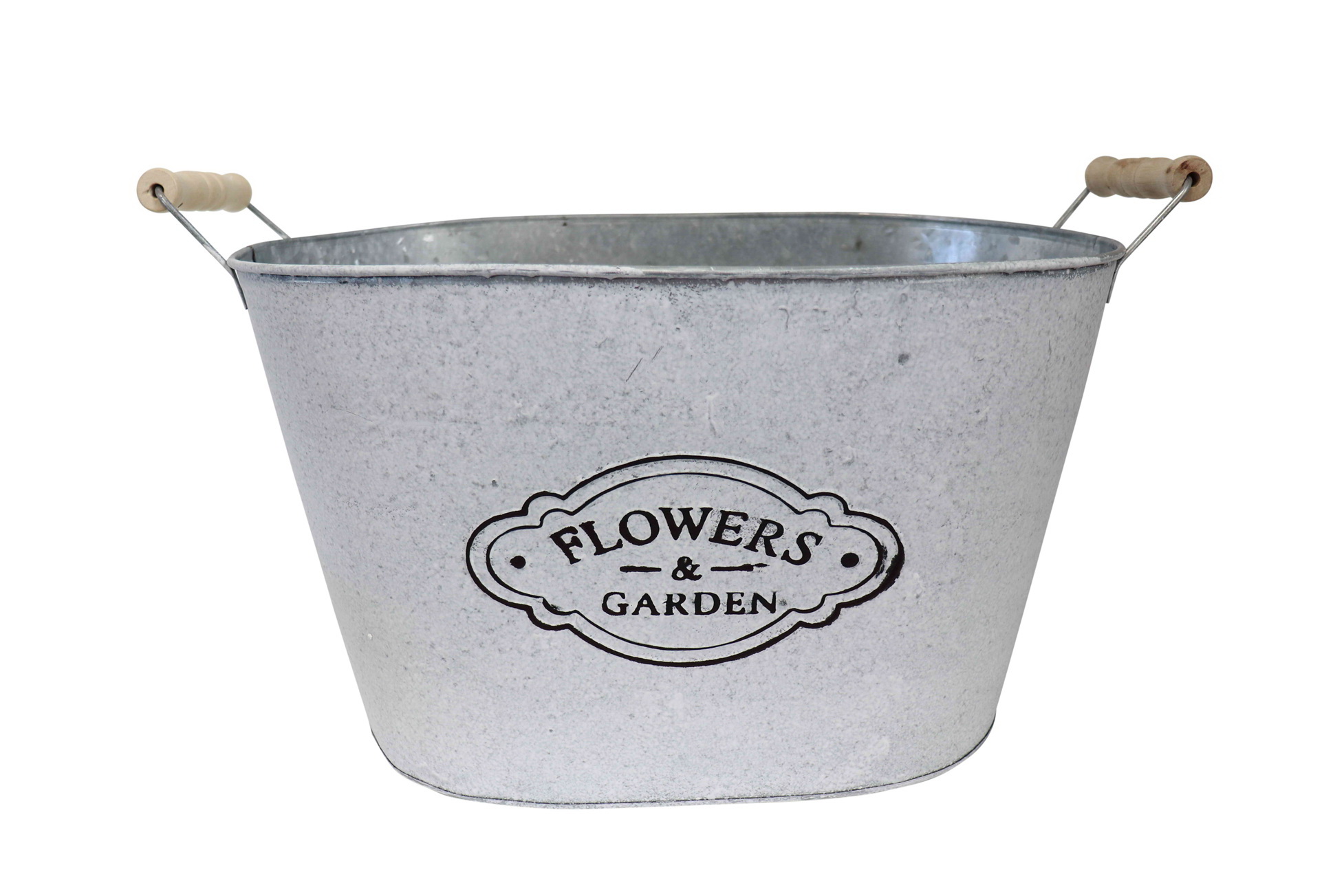 Jardiniere Flower&Garden 40 cm | Zink | Metall | Warengruppen ...