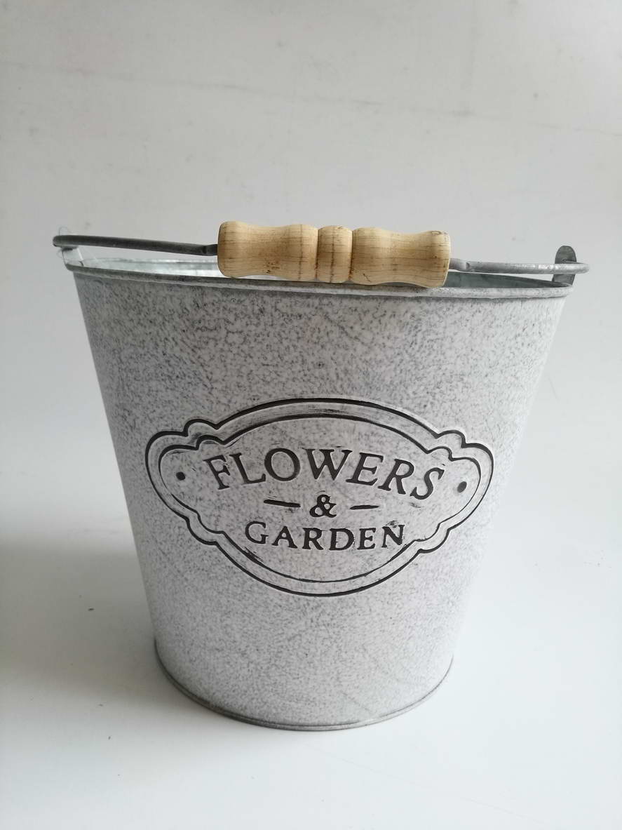 Zinkeimer Flower&Garden Ø24,5 cm | Zink | Metall | Warengruppen ...