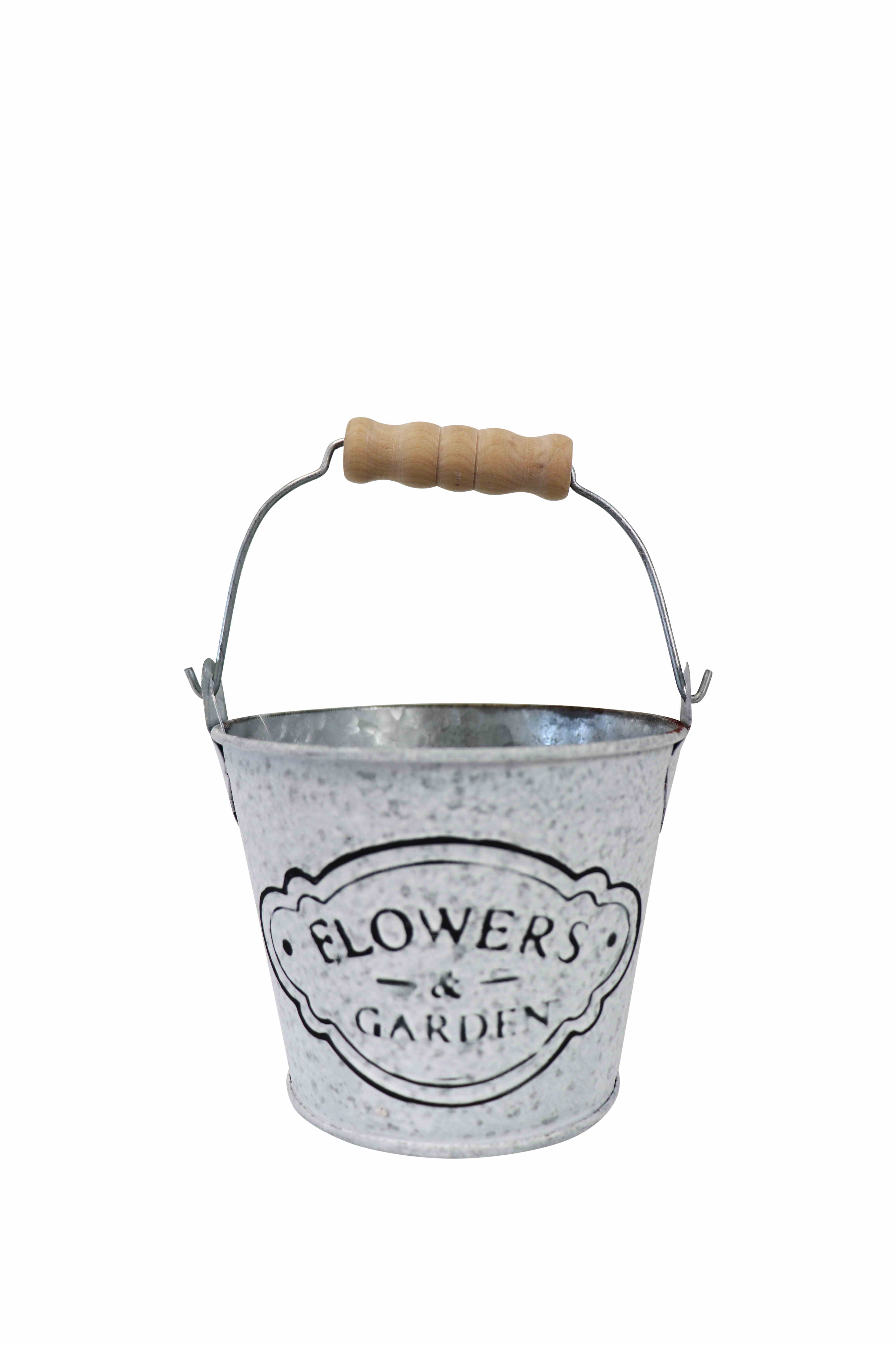 Zinkeimer Flower&Garden Ø10 cm | Zink | Metall | Warengruppen ...